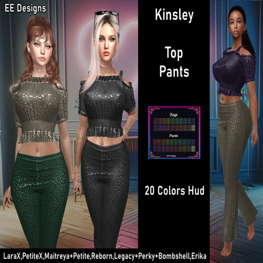 Second Life Marketplace - ::.EE.:: Outfit Set *Kinsley*